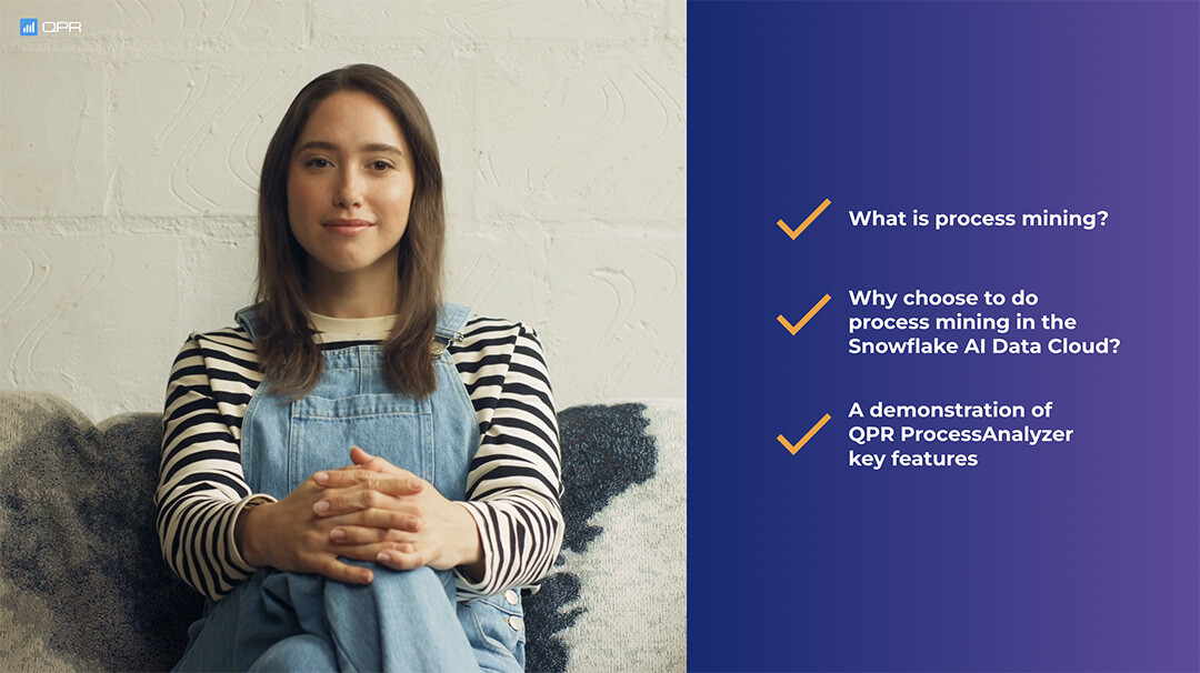 QPR ProcessAnalyzer native app in Snowflake